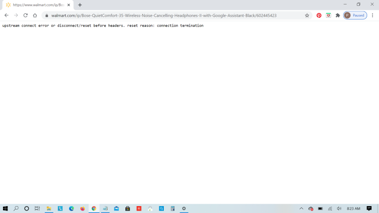 Upstream Connect Error or Disconnect/Reset before Headers error on ...